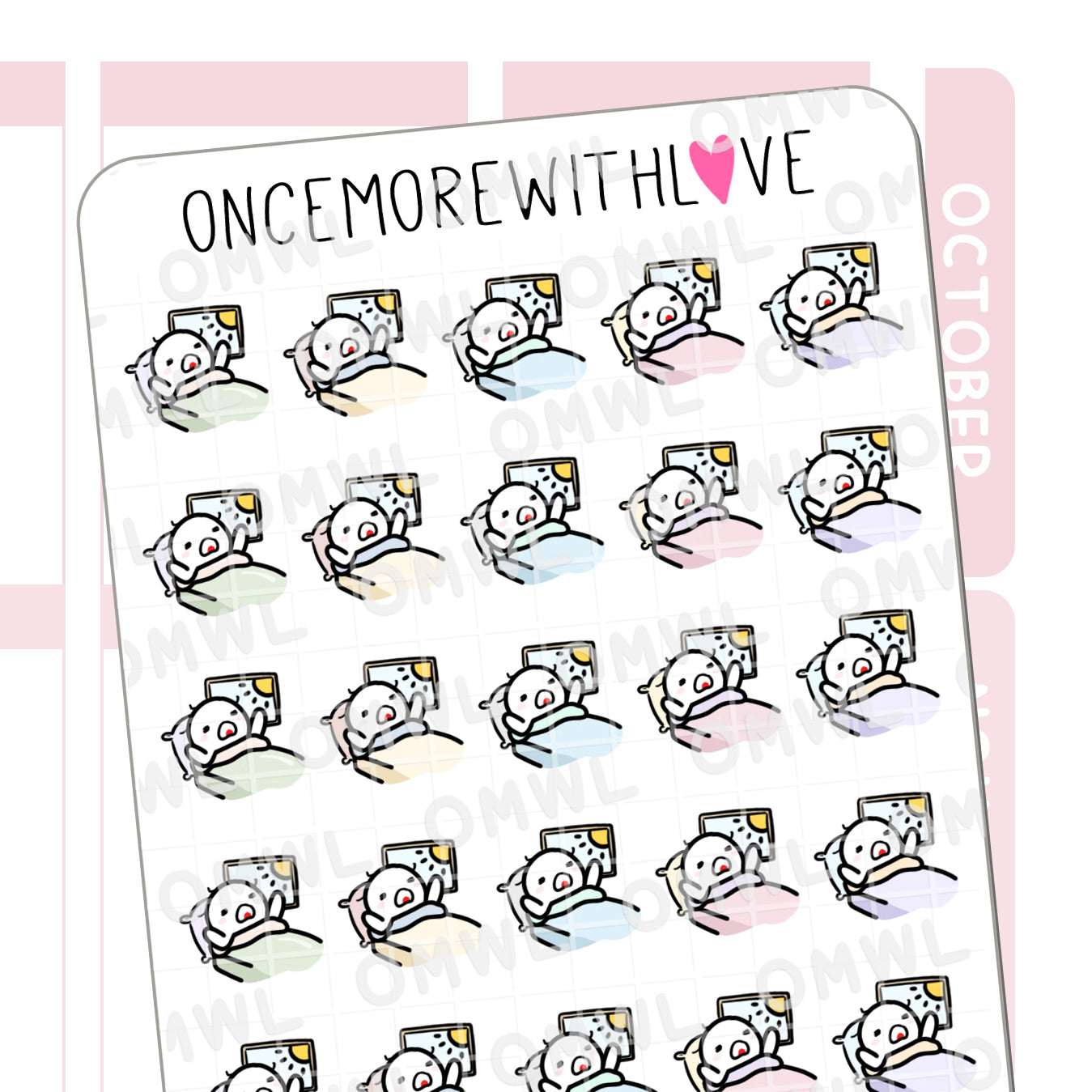 Stickers Wake Up Early - Once More With Love - FIONARY.com